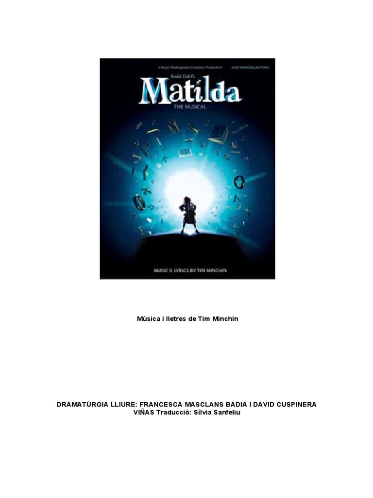 Adaptació GUIÓ SENCER MATILDA | PDF