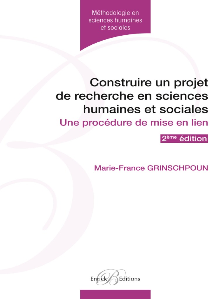 Élaborer un Questionnaire en Sciences Humaines | PDF | Science ...