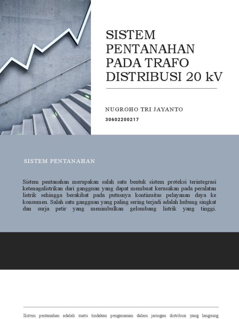 SISTEM PENTANAHAN PADA TRAFO DISTRIBUSI 20 KV KC 01 PENYULANG WIJAYA KUSUMA ULP SAMPANG ...