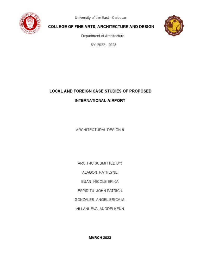 Case Study - Local and Foreign International Airports | PDF | Efficient ...