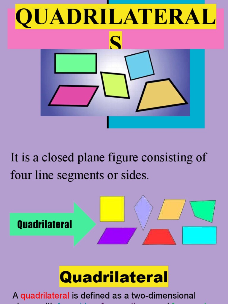Quadrilaterals | PDF | Vertex (Geometry) | Rectangle