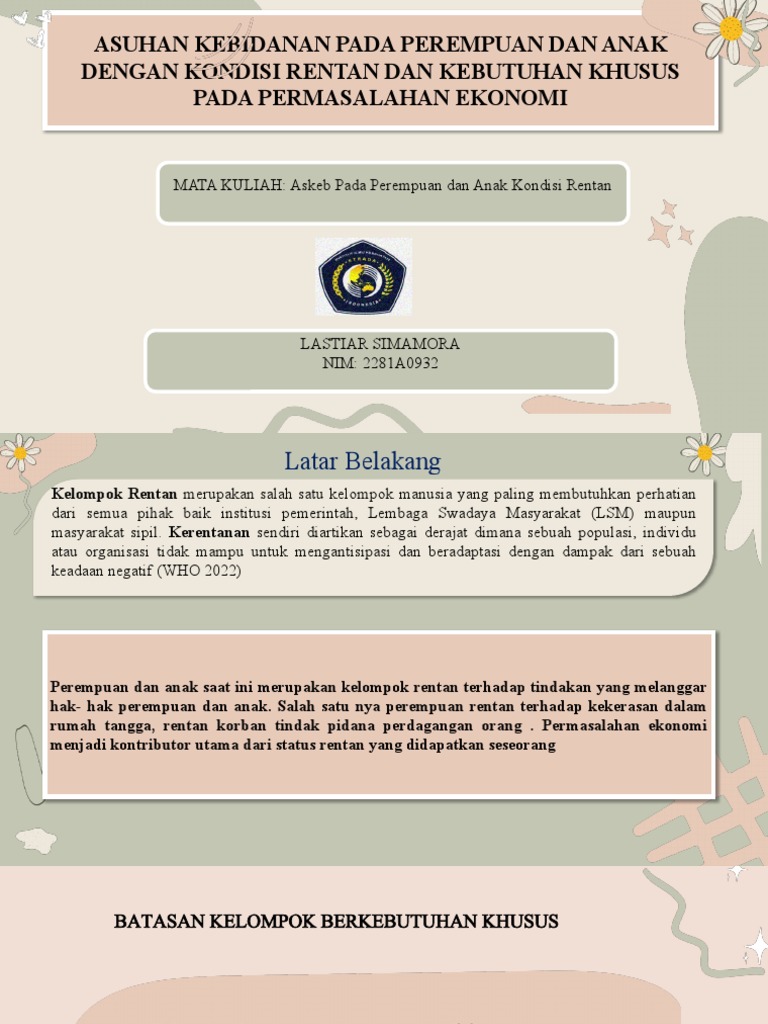 Askeb Anak, Perempuan (Lastiar Simamora) | PDF | Ilmu Sosial | Kesehatan Holistik