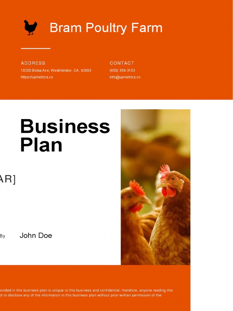 Poultry Farming Business Plan Example | PDF | Expense | Balance Sheet