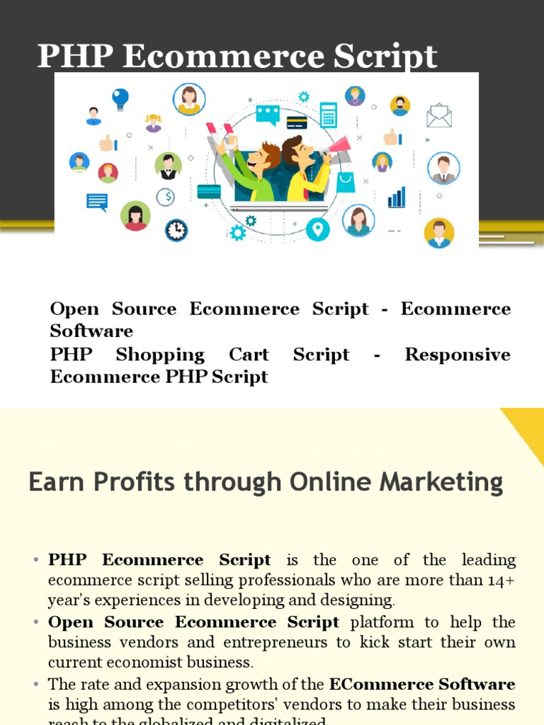 Open Source Ecommerce Script - Ecommerce Software | PDF