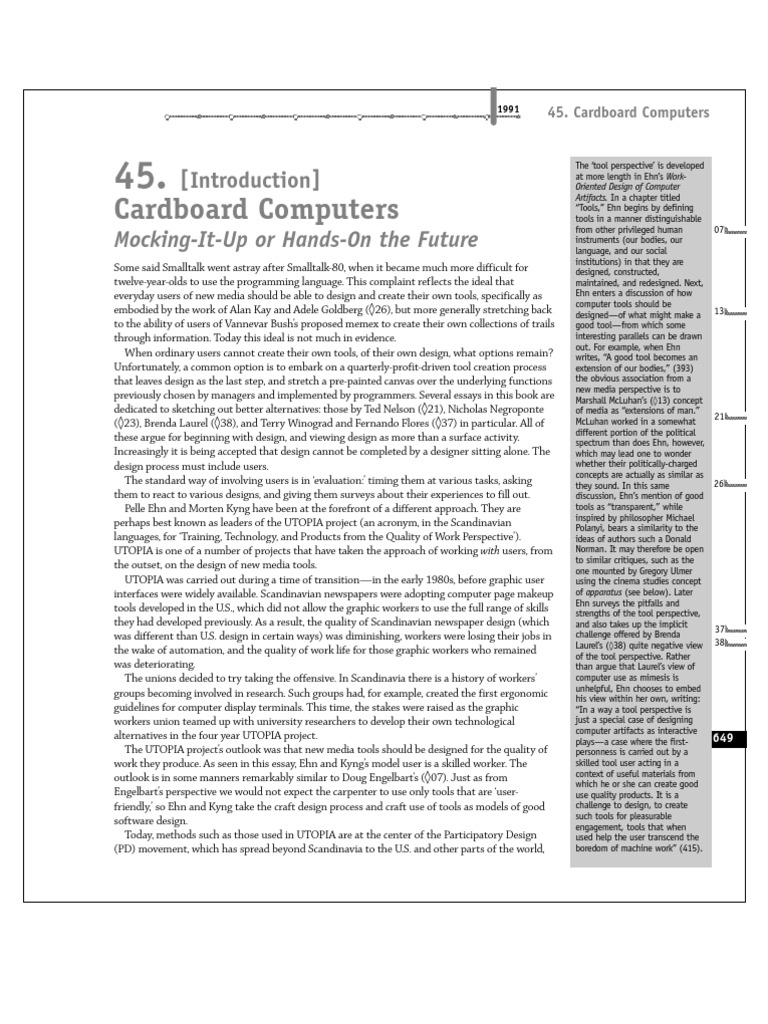 Cardboard Computers | PDF | Prototype | Simulation