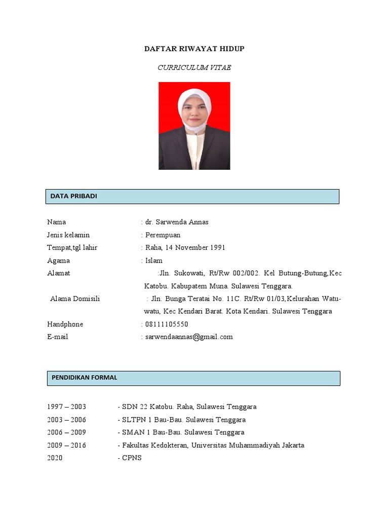 CV Sarwenda Annas | PDF | Kesehatan Holistik