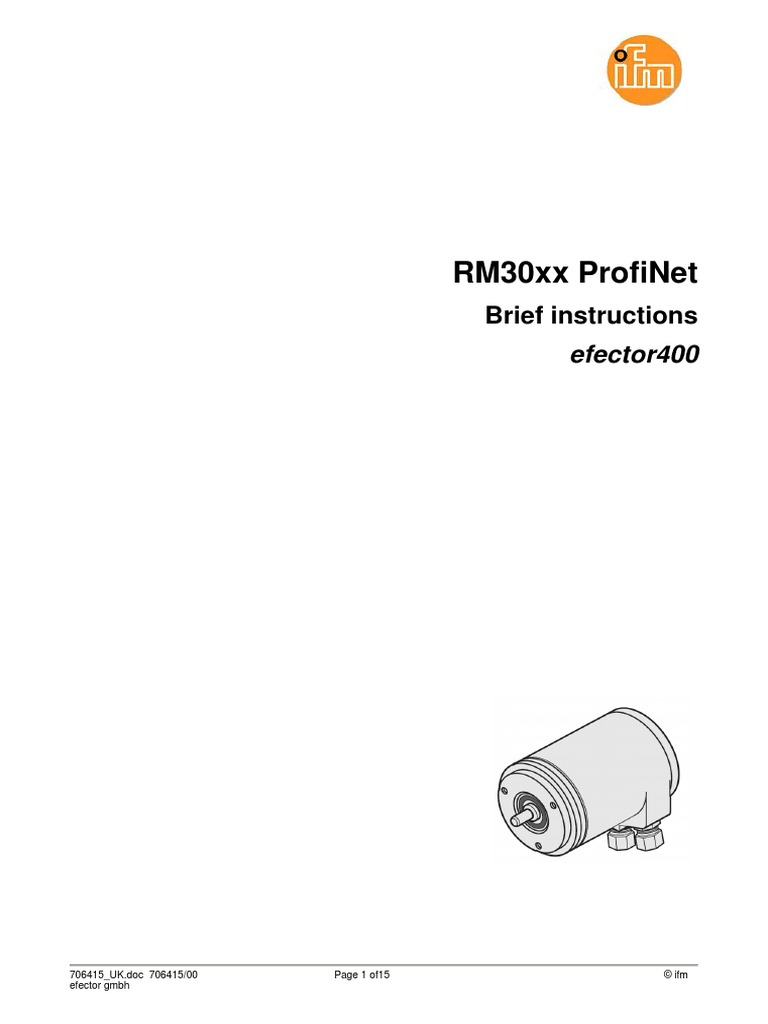IFM Profinet | PDF | Data Compression | Byte