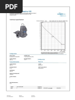 Flygt 3202 Technical Specifications | PDF | Electric Motor | Pump
