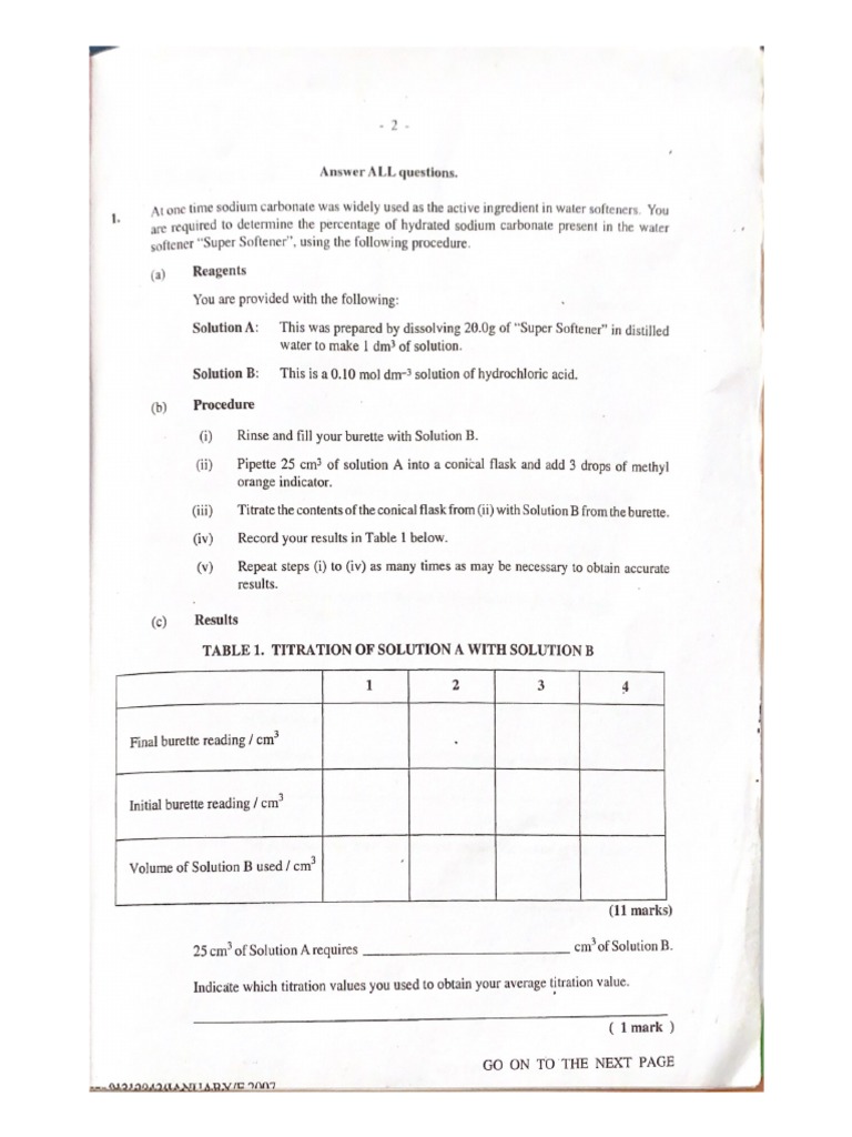 Answer ALL Questions. | PDF