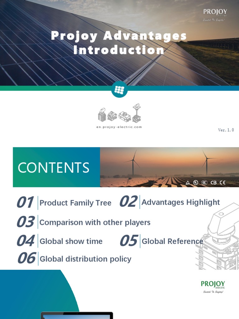 Projoy Advantages | PDF | Fuse (Electrical) | Switch