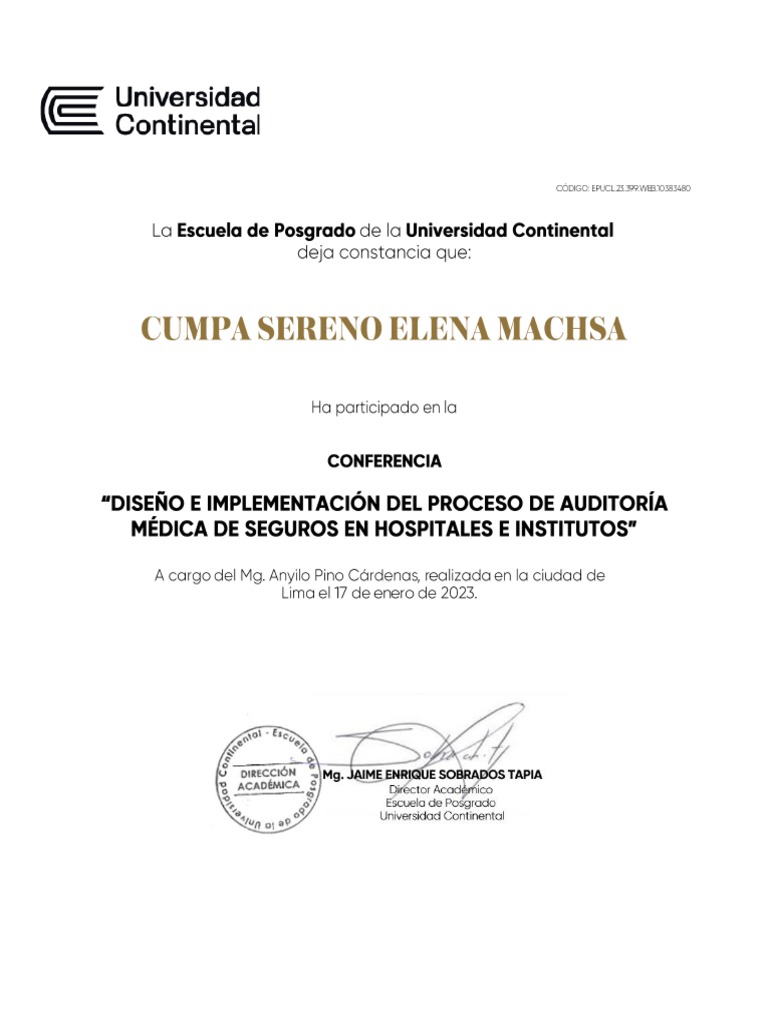 Cumpa Sereno Elena Machsa | PDF