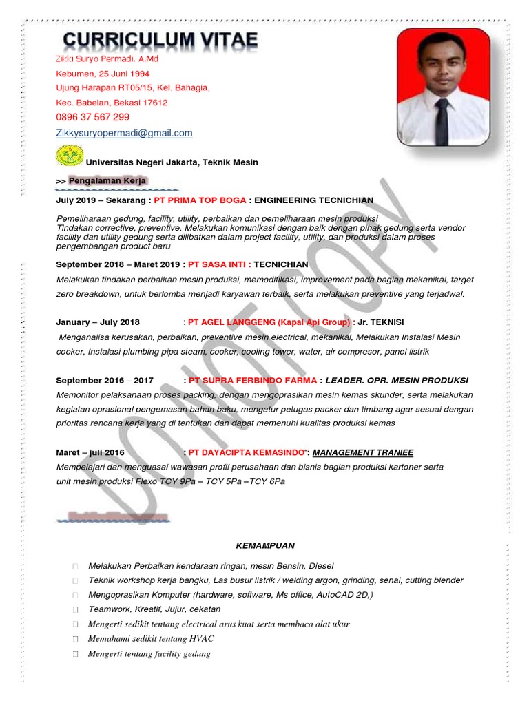 curiculum vitae | PDF