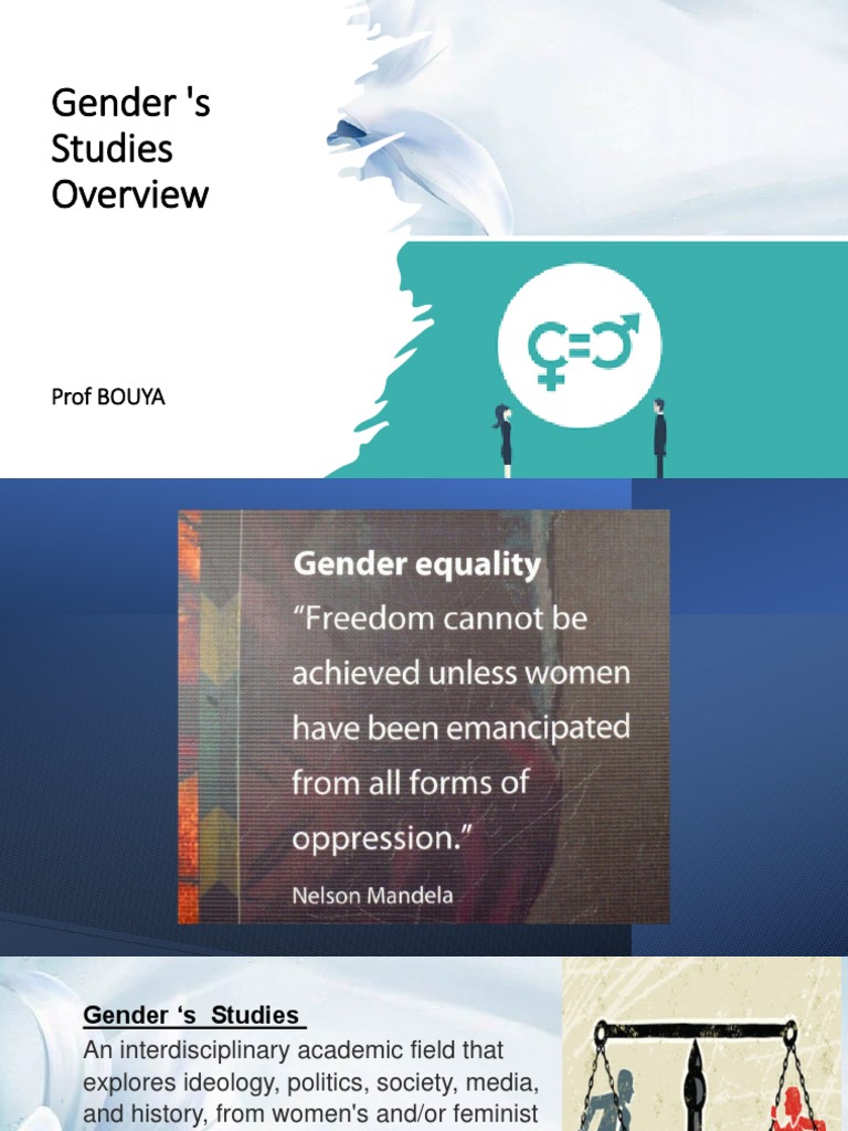 Introduction To Gender Studies | PDF | Gender | Gender Studies