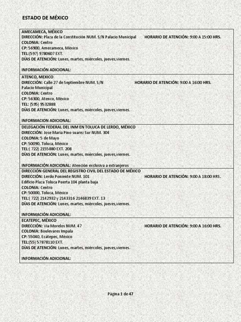 Estado de M Xico | PDF | México | México colonial