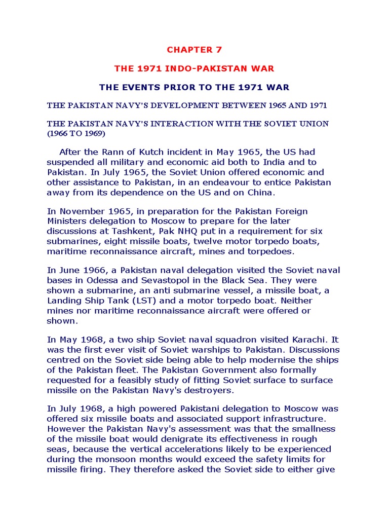 1971 Indo Pak War | PDF | Navies | Military
