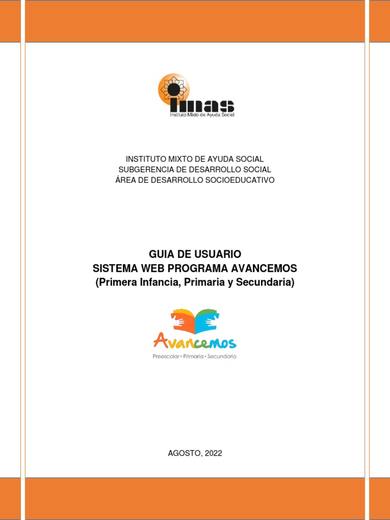 Guia de Usuario Pag Web Avancemos | PDF | Aplicación movil | Contraseña