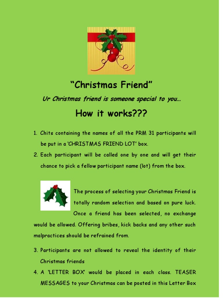 Christmas Friend | PDF