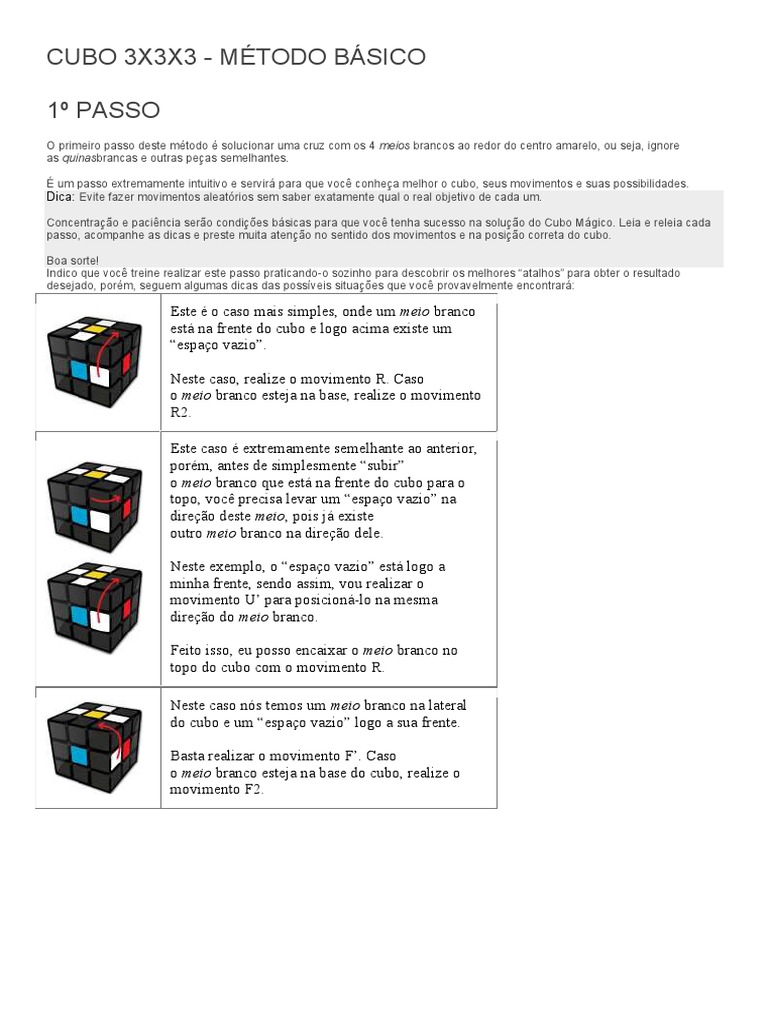 Cubo 3X3X3 | PDF | Cor | Vermelho