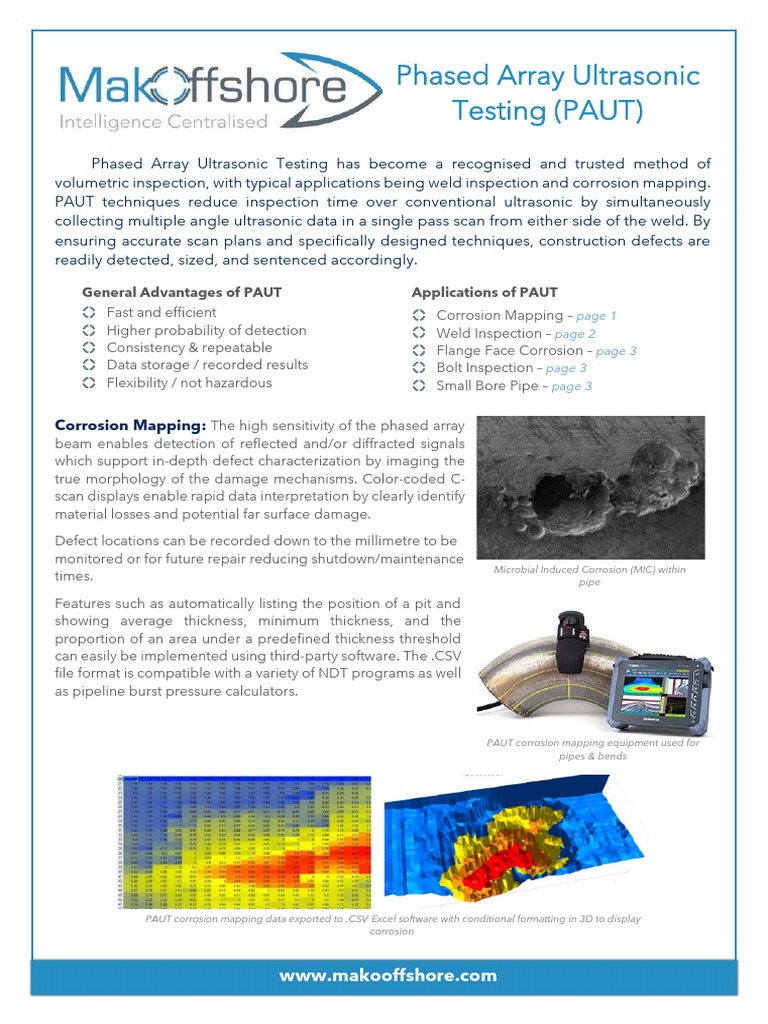 Mako Offshore PAUT | PDF | Welding | Construction