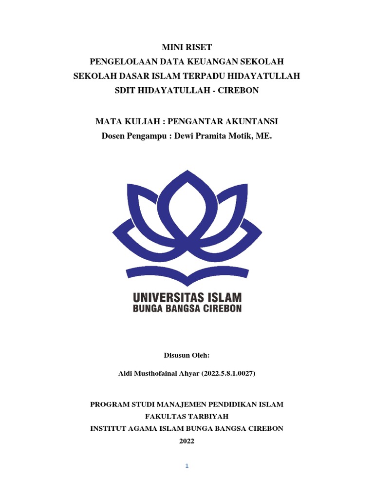 Mini Riset Aldi | PDF