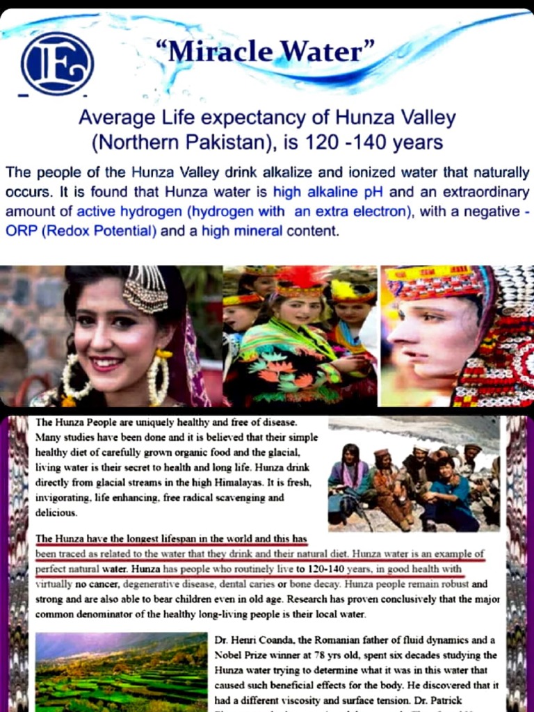 Hunza Valley: Secrets of Longevity | PDF | Water | Chemistry