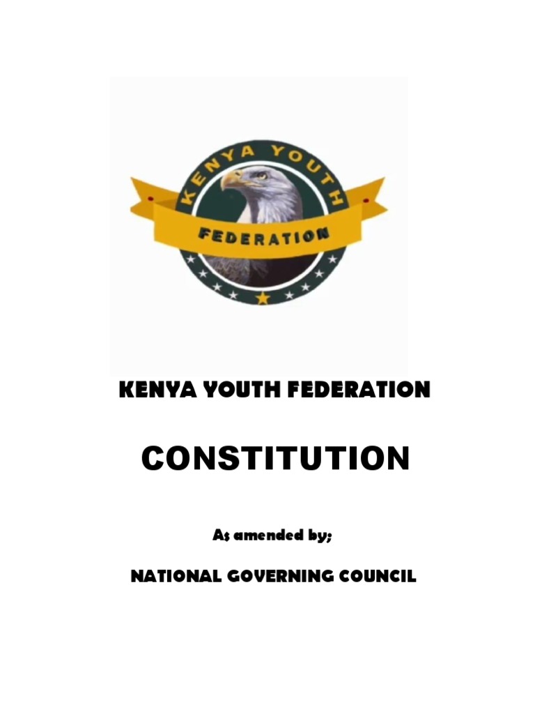 Kenya Youth Federation Constitution | PDF | United States Congress ...