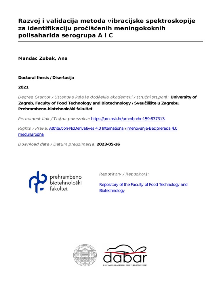 Ana Mandac Zubak Doktorski Rad Srpanj 2021 | PDF
