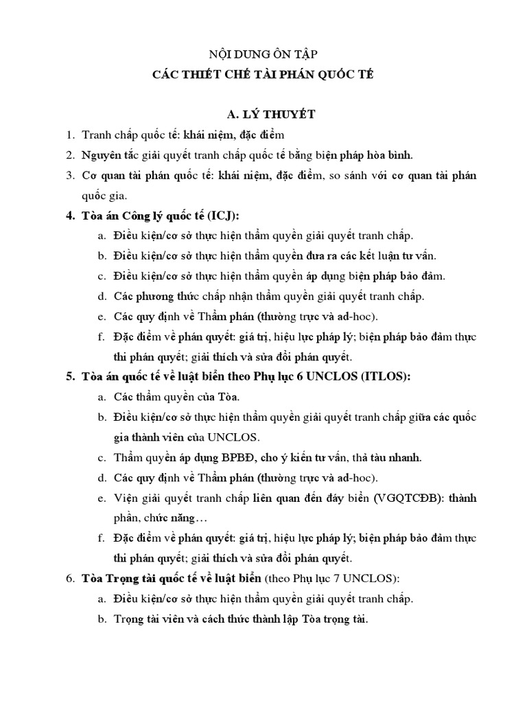 TPQT. NỘI DUNG ÔN TẬP PDF | PDF