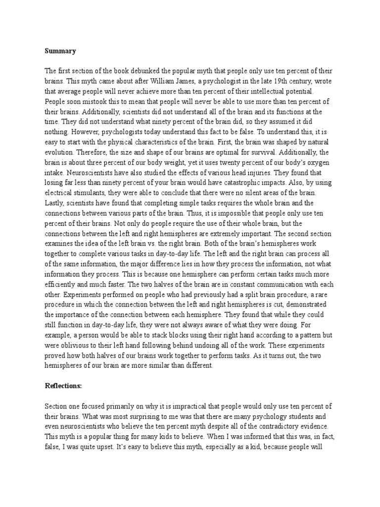 Brain Power | PDF | Brain | Lateralization Of Brain Function