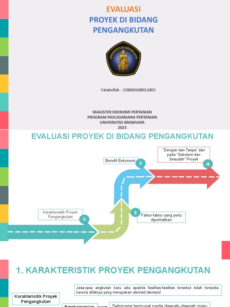 Evaluasi Proyek Di Bidang Pengangkutan | PDF | Bisnis