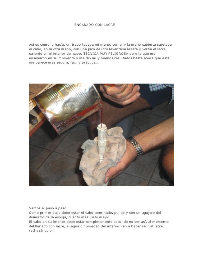 Encabado Con Lacre. Fotos | PDF