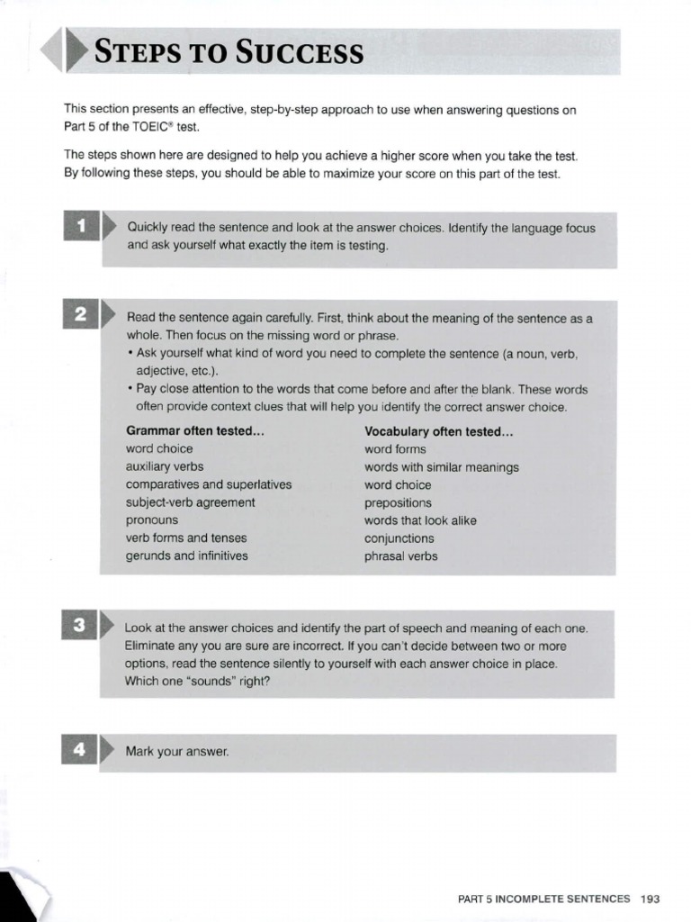 PassTheTCTest Intro P3 | PDF | Verb | Part Of Speech