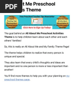 Infant Lesson Plan by Centers and Circle Time | PDF | Leisure