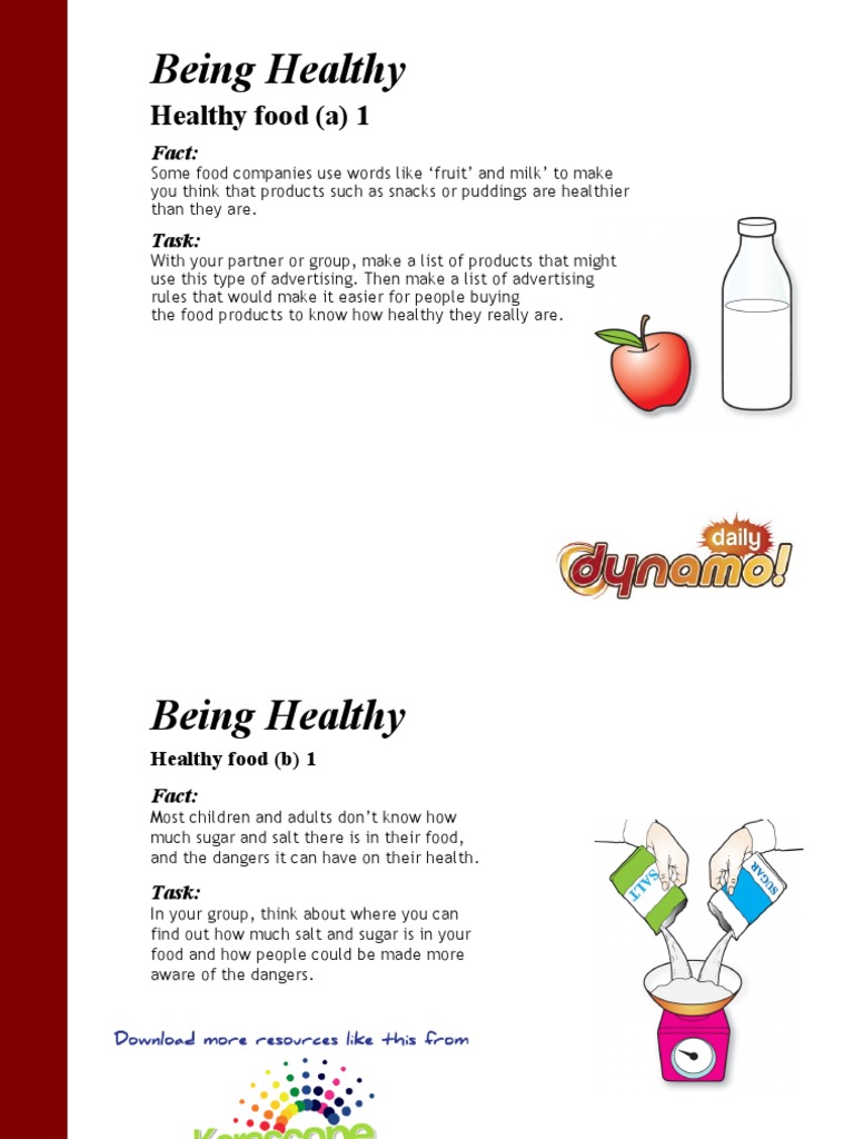 Being Healthy | PDF