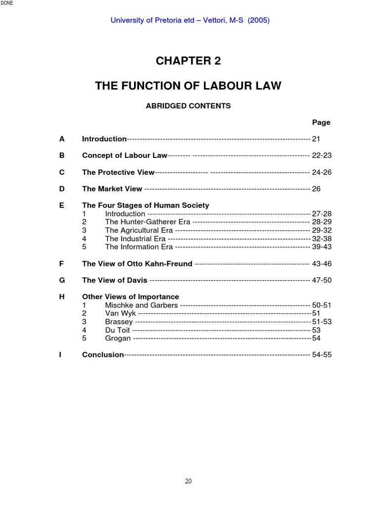 Functions of Labour Law | PDF | Employment | Industrial Revolution
