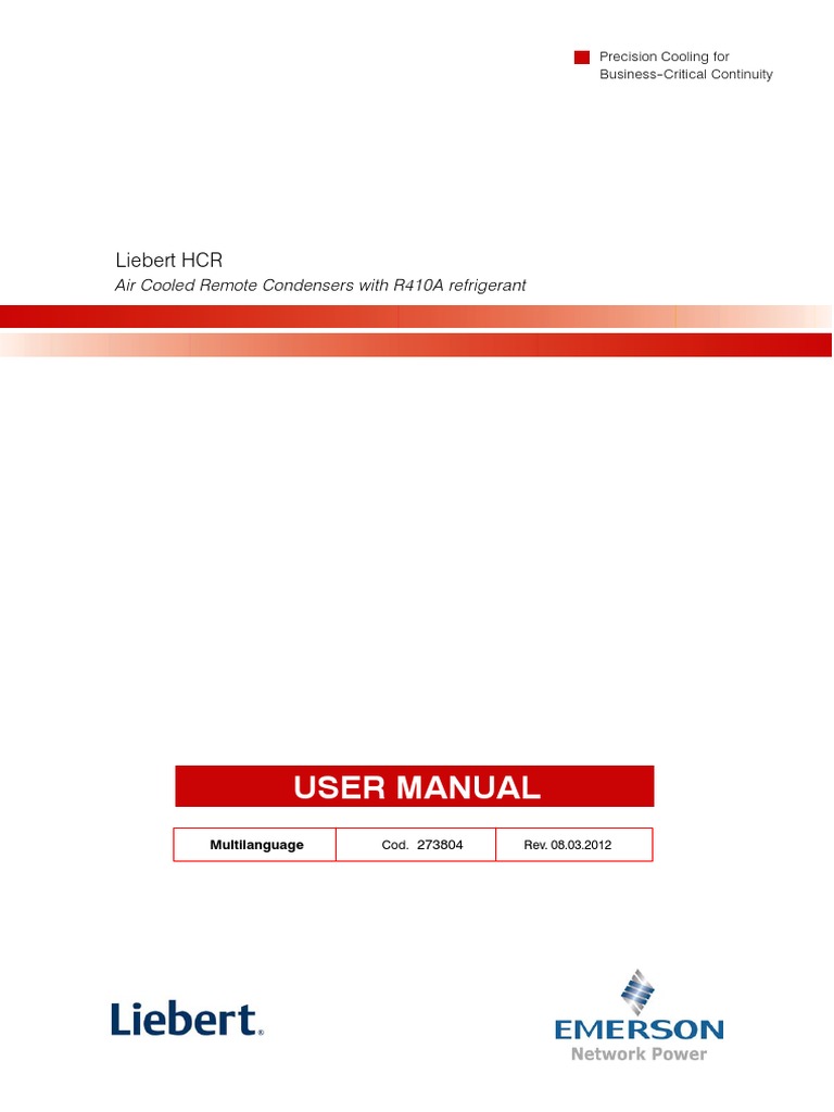 Liebert HCR Y HBR | PDF | Capacitor | Power Supply