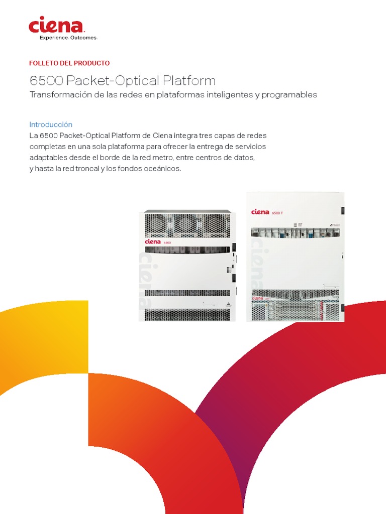 Ciena 6500 3 | PDF | Red de computadoras | Software