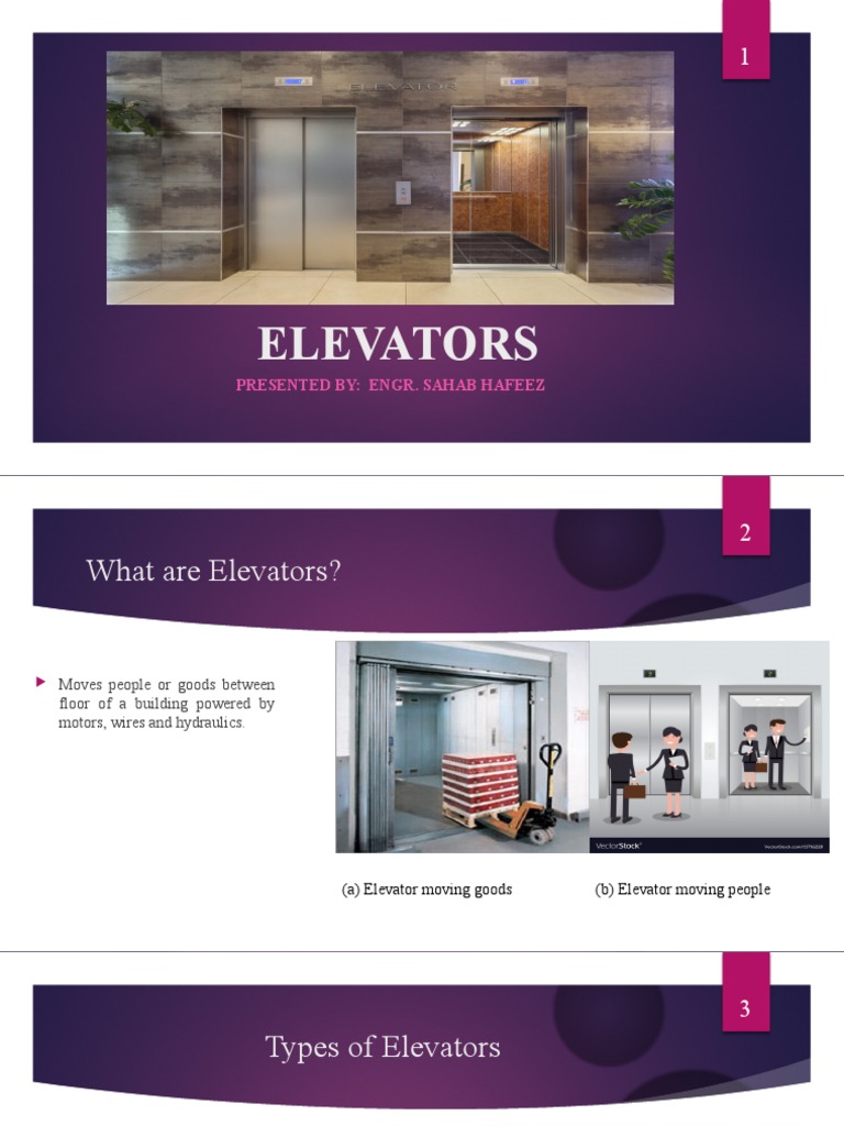 Presentation of Elevators | PDF | Elevator | Direct Current