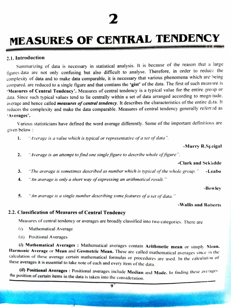 Measures of Central Tendency - 1 (AM, GM) | PDF | Mean | Average