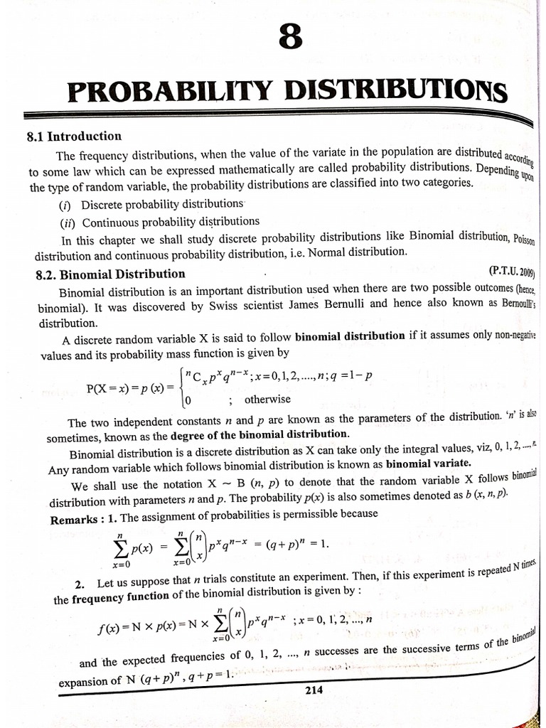 Binomial Distribution | PDF