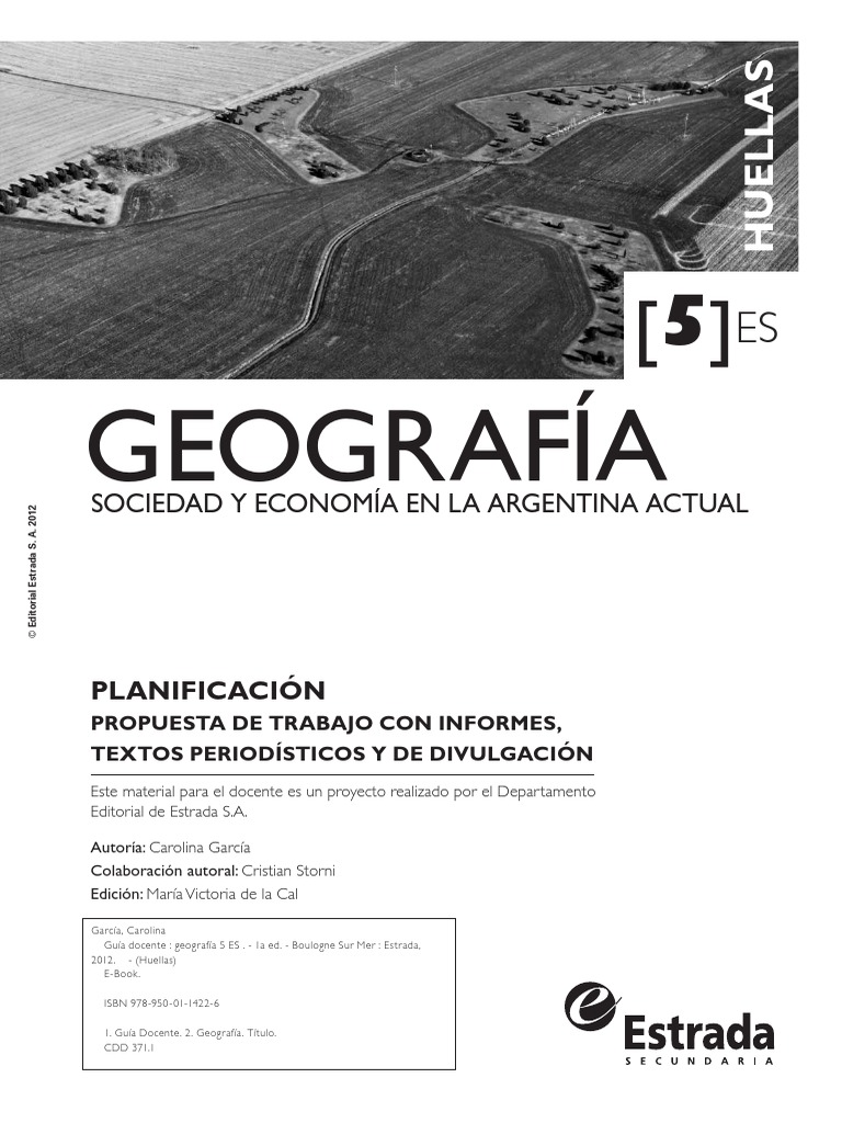 GuiaDocente Del Libro Huellas-Geografia - 5 | PDF | Evaluación | Geografía