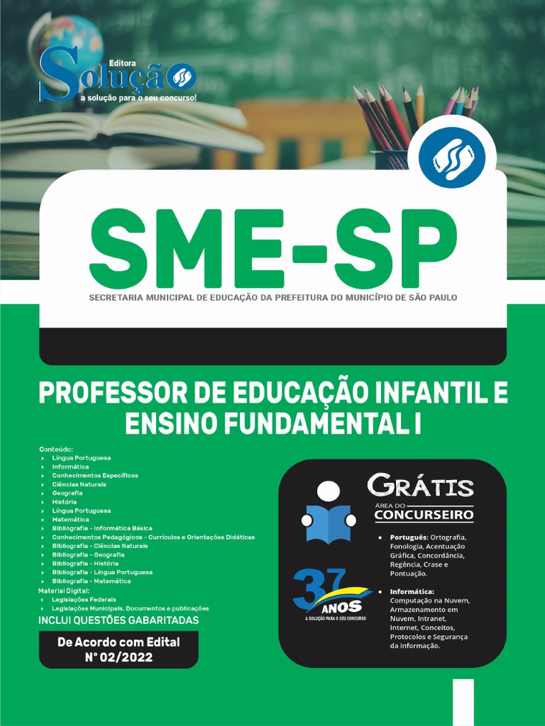 1-Apostila Solucao - 2022 Sme-Sao Paulo | PDF | Pedagogia | São Paulo