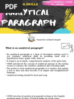 CBSE Class 10 Analytical Paragraph Practice With Charts | PDF