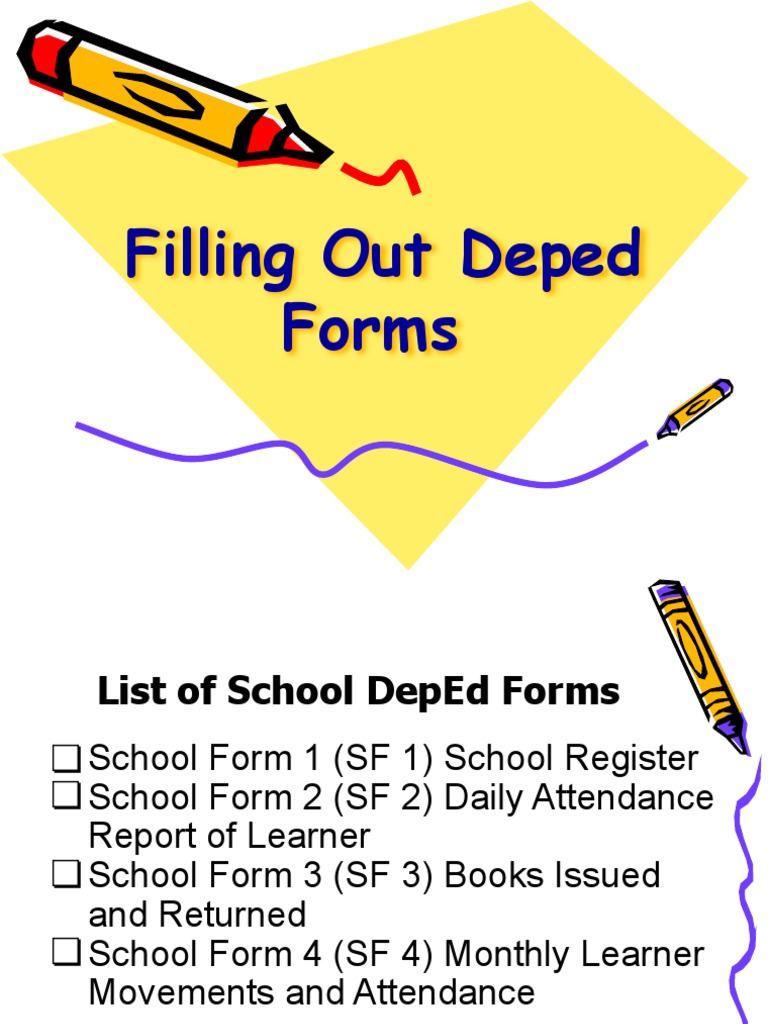 Filling Out Deped Forms | PDF | Learning | Behavior Modification