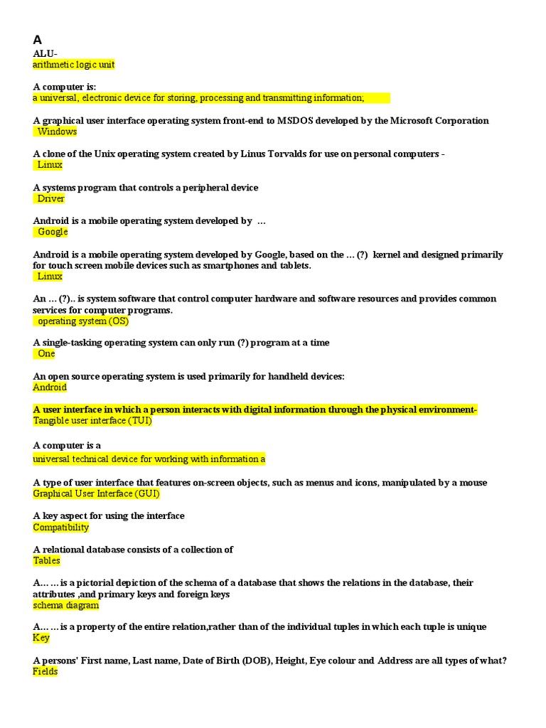 ИКТ алфавит (копия) | PDF | Computer Network | Operating System