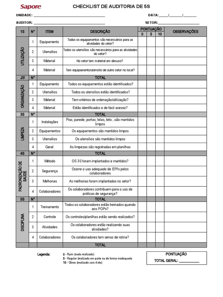 02 - Formulários 5s | PDF