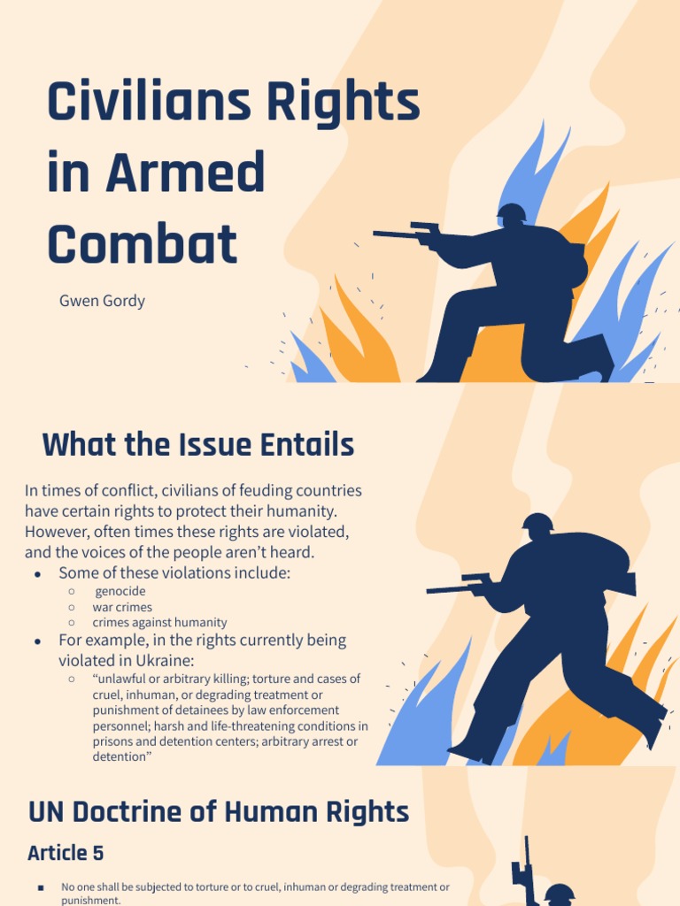 Civilians Rights in Armed Combat | PDF | Detention (Imprisonment ...