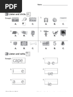 Oxford Phonics World 1 Unit 1 Lesson Plan | PDF | Phonics | Linguistics