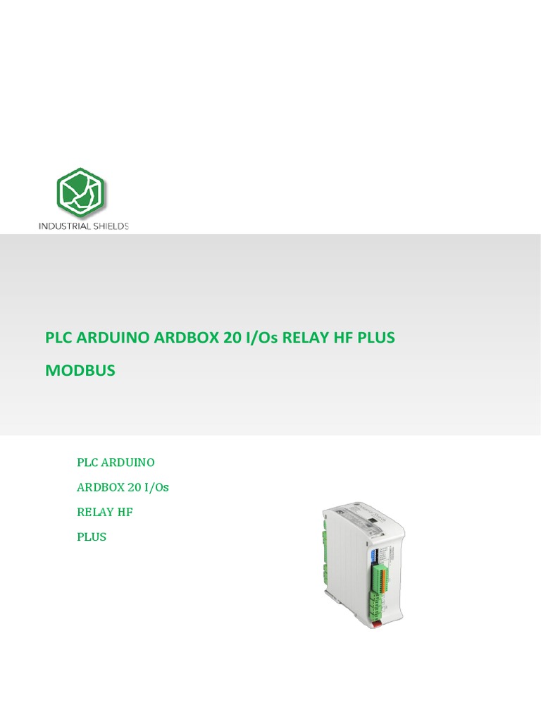 Ardbox Relay HF PLUS User Guide - V1 | PDF | Power Supply | Programmable Logic Controller