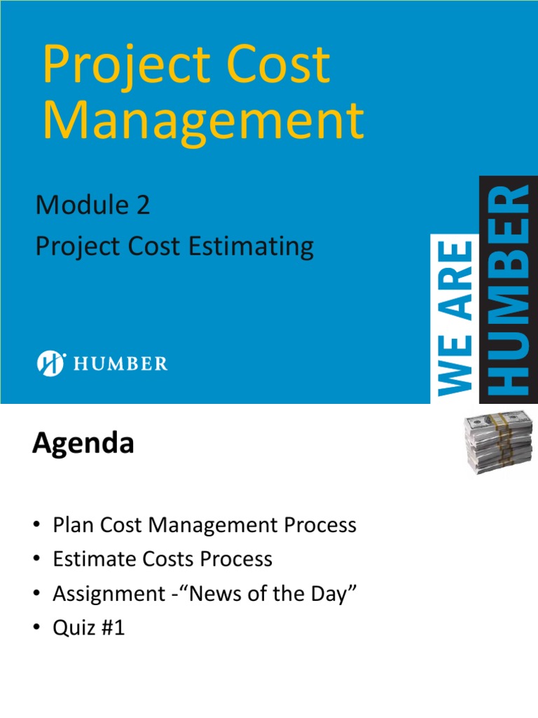 Module 2 Cost Estimating Lecture S23 Pdf Project Management